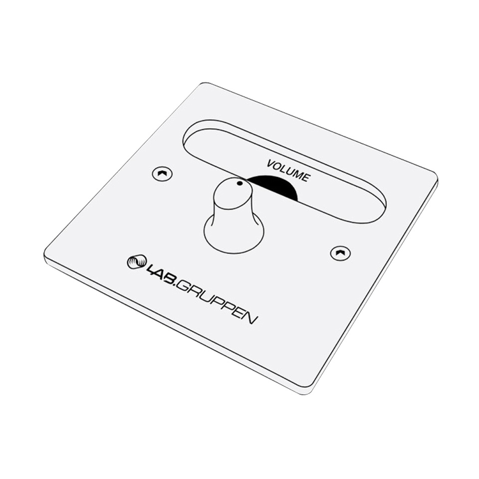 Wall Panel Level Control Accessories for Commercial Amplifier Labgruppen