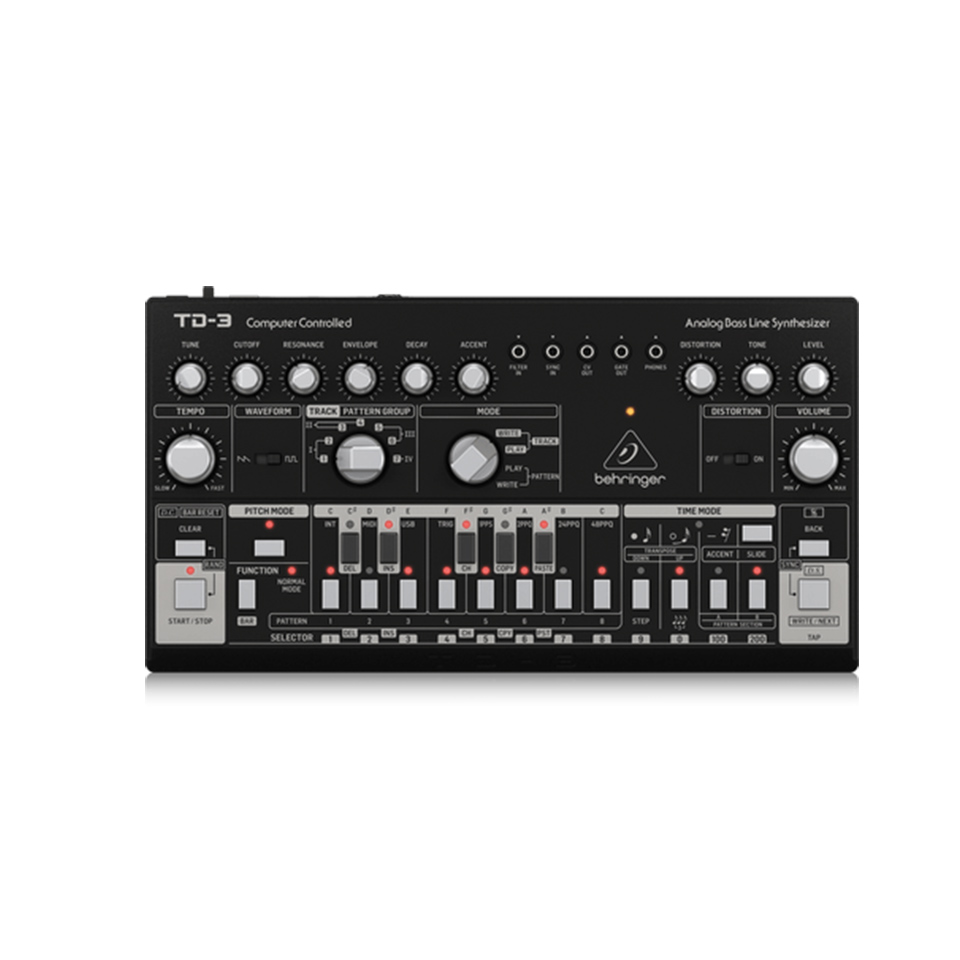 Synthesizers and Samplers Behringer TD-3-BK, Behringer TD-3-BK ...