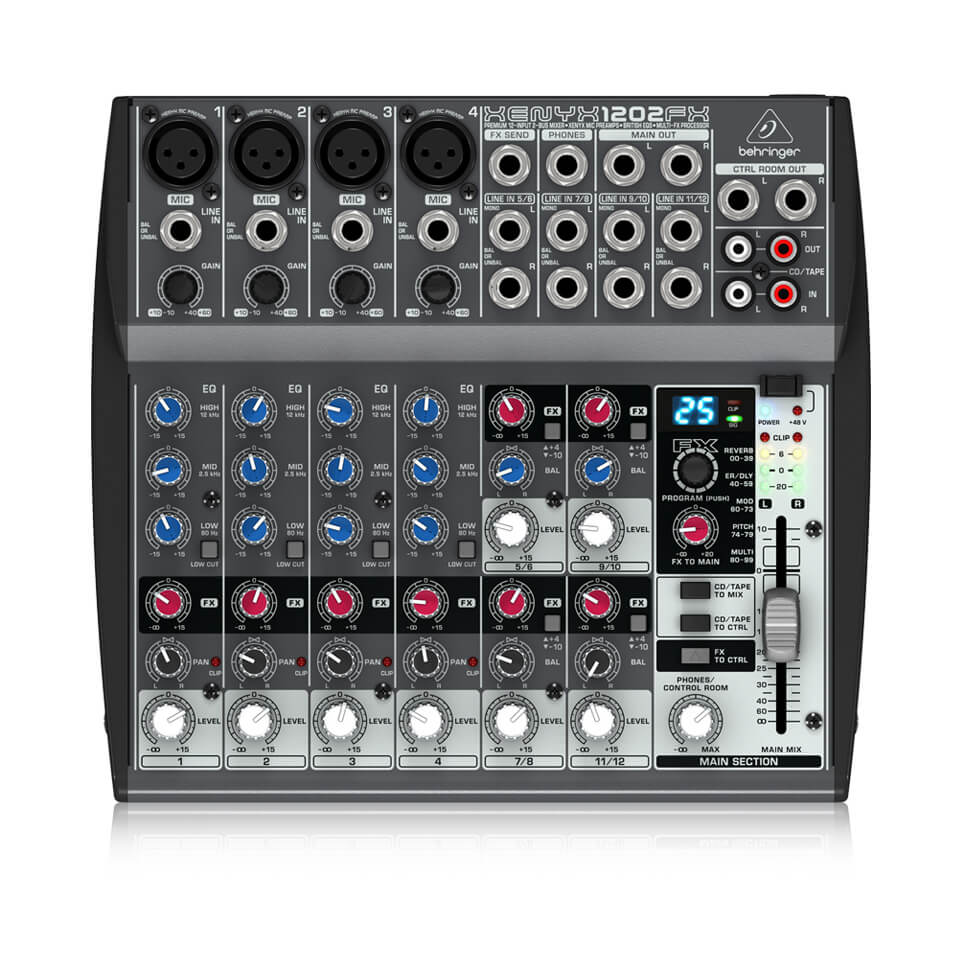 1202FX Analog Mixer Behringer| Mixer cơ Behringer 1202FX