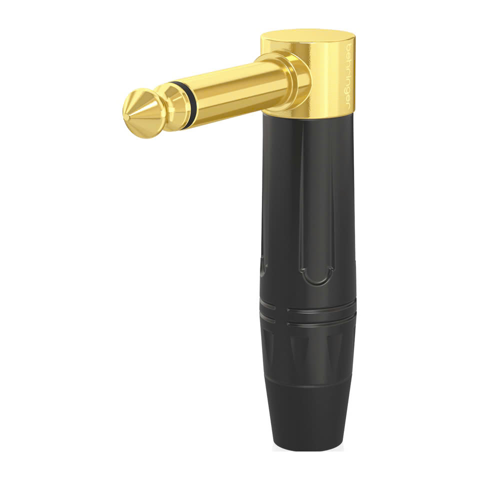 2 pole 1/4 right-angle plug Behringer 4MGR-BK