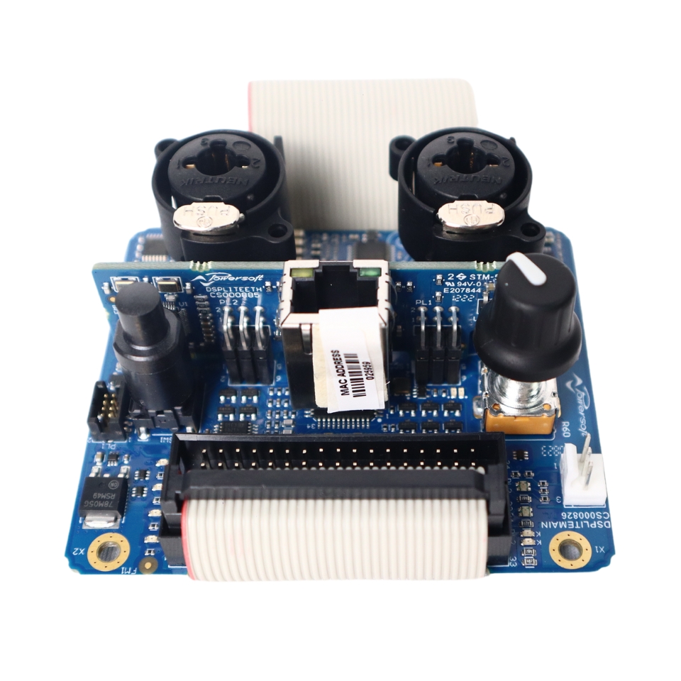 DSP Lite E 02 2 in 3 out DSP interface with Ethernet connectivity Powersoft