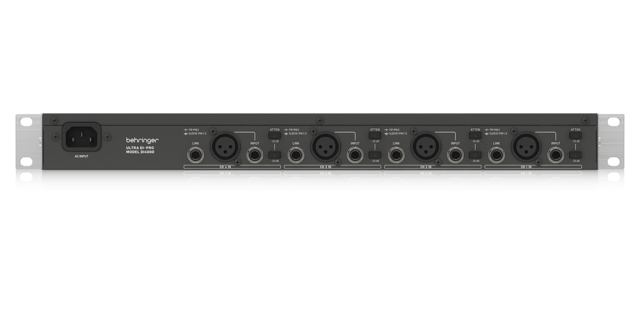Active DI Boxes Behringer DI4000 V2, DI Boxes Behringer DI4000 V2