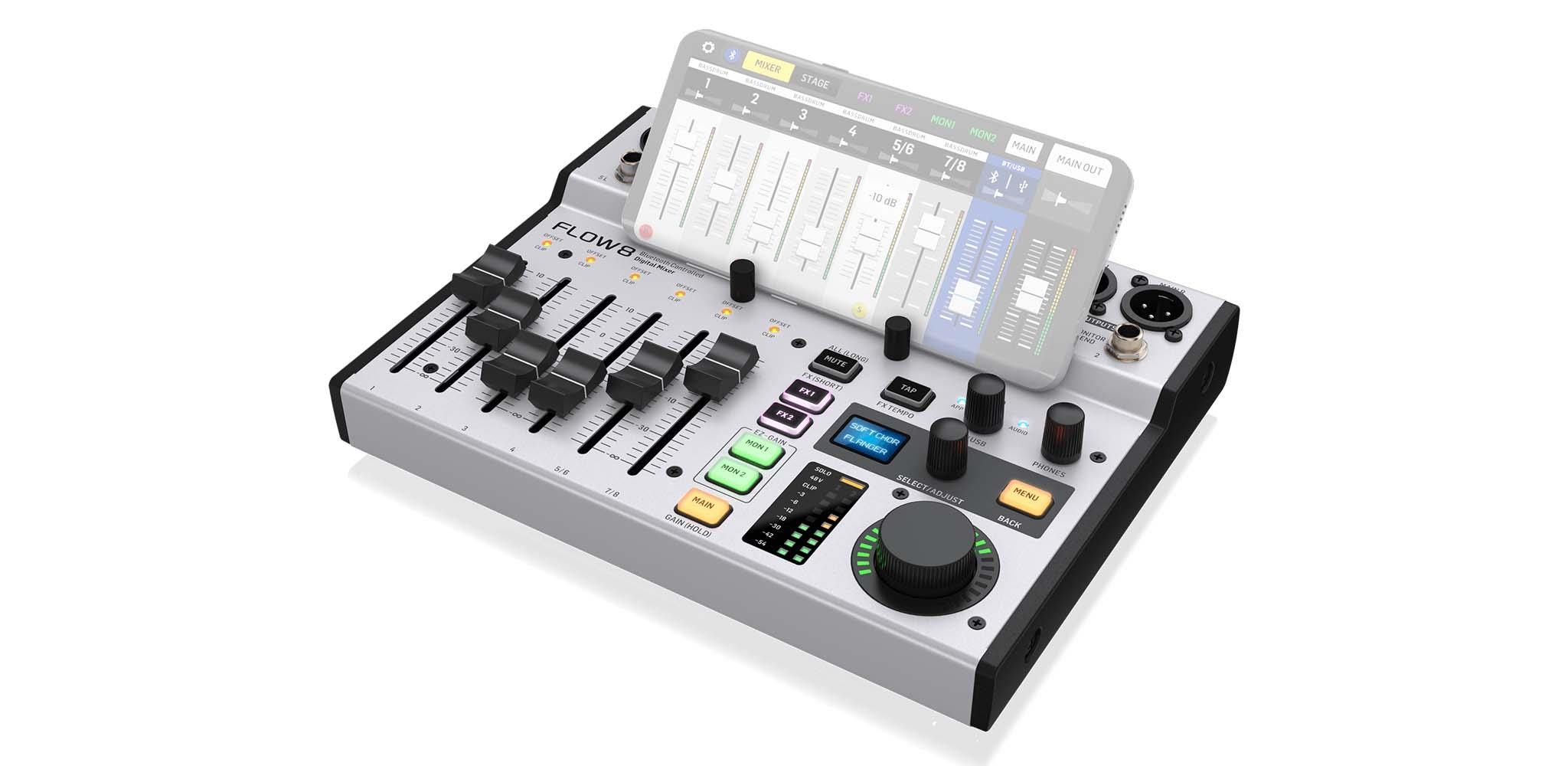 Mixer Digital FLOW 8 Behringer 8 input 2 FX USB audio interface | Mixer ...