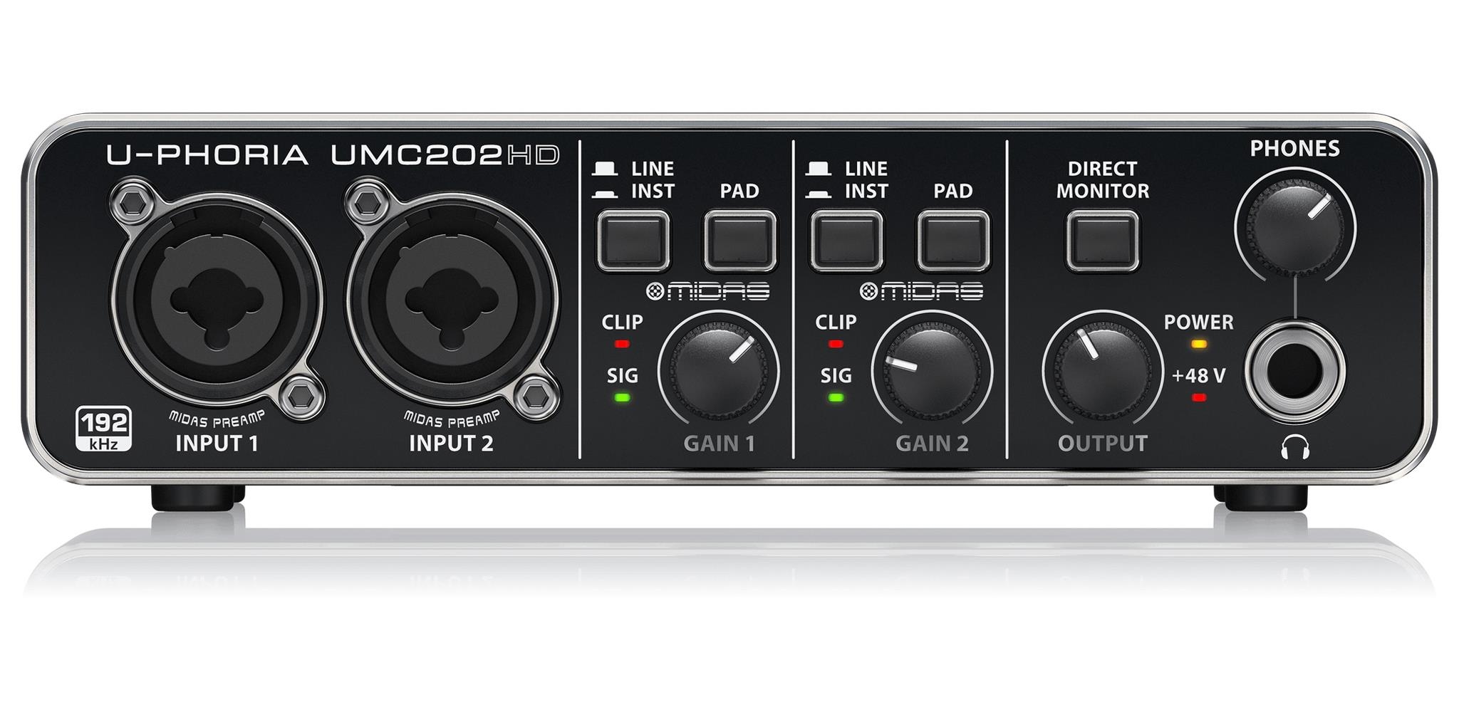 Sound Card Behringer UMC202HD | I/O Interface Behringer UMC202HD