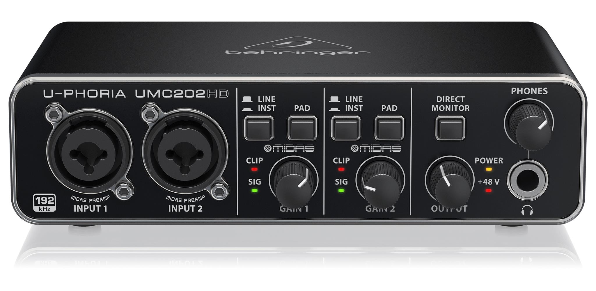 Sound Card Behringer UMC202HD | I/O Interface Behringer UMC202HD