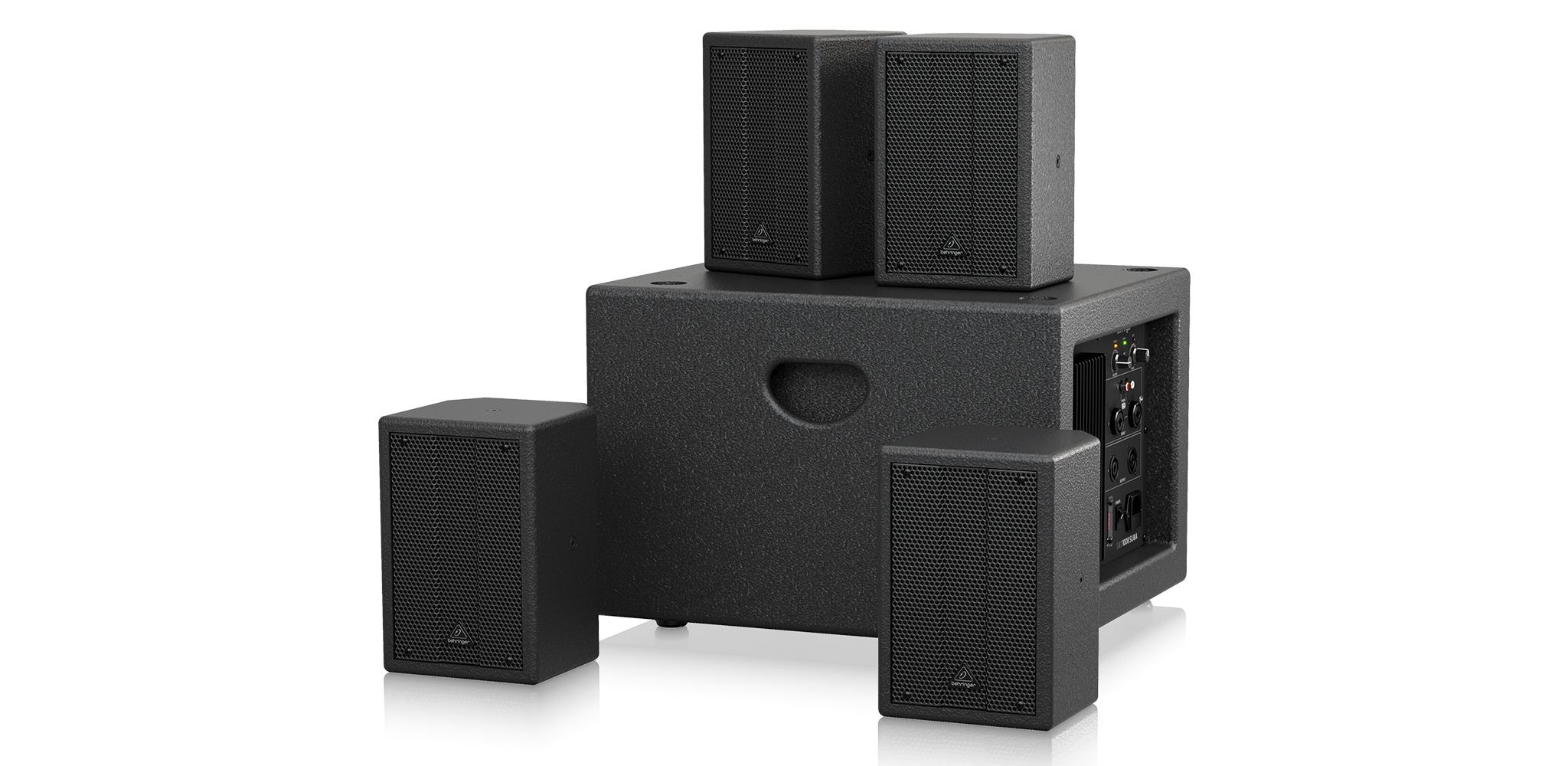 SAT 1004 Bundle Bộ Loa Full Sub liền công suất Behringer